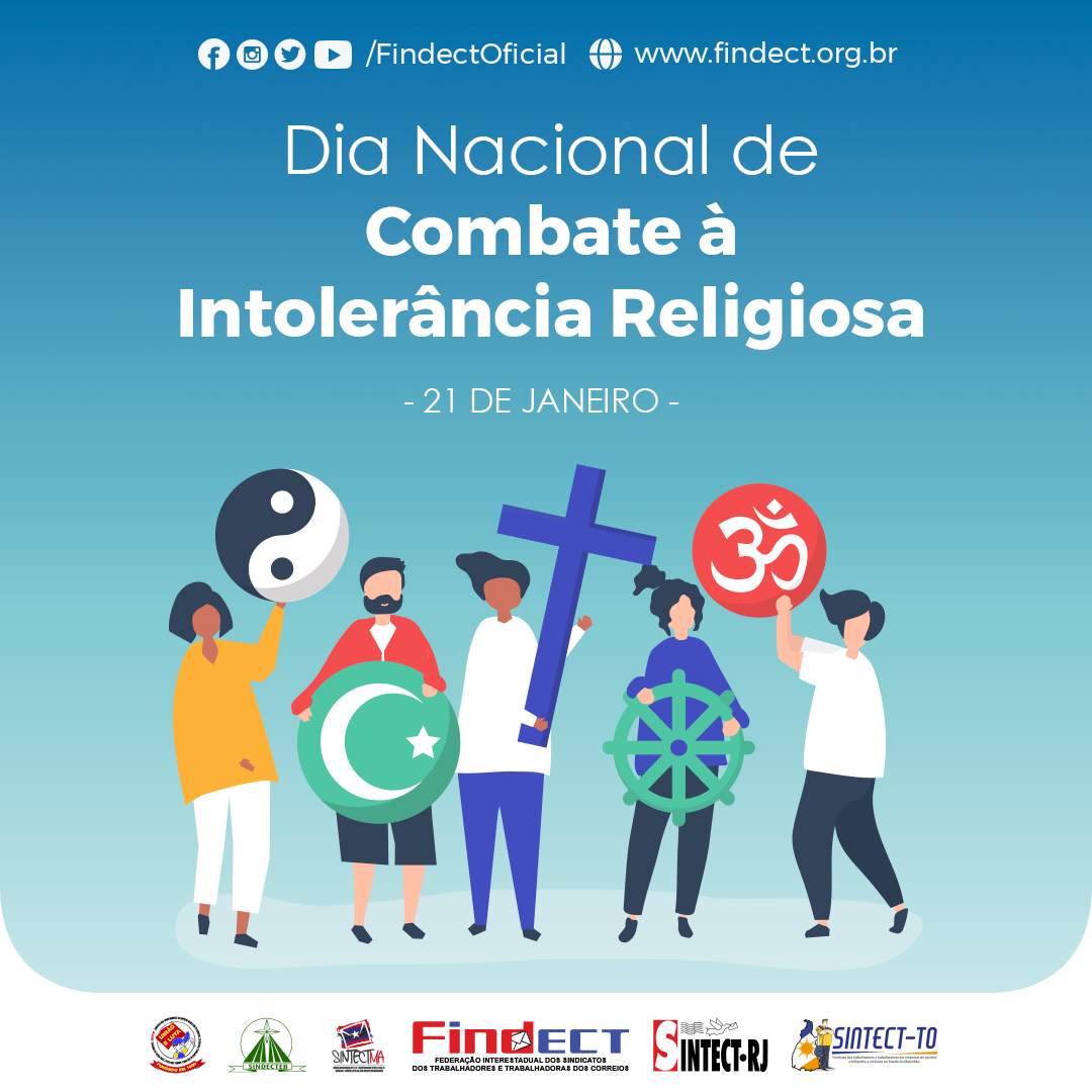 21/01 – Dia Nacional de Combate à Intolerância Religiosa | SINTECT-SP