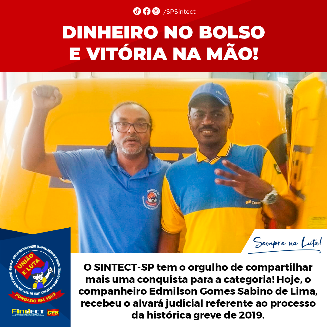 SINTECT-SP entrega mais um alvará ao Trabalhador | SINTECT-SP